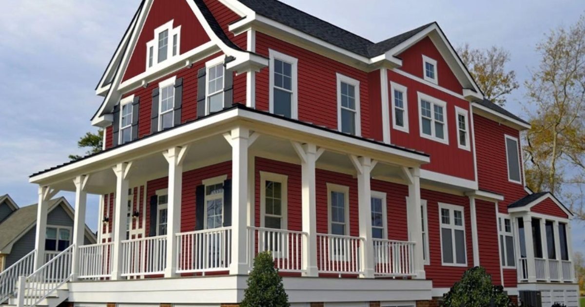 9 Autumn Red Siding Home Design Ideas To Know | Allura USA