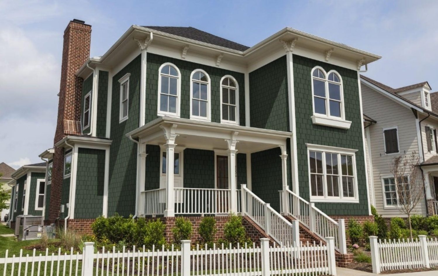 16 Stunning Green Exterior House Colors You'll Love | Allura USA