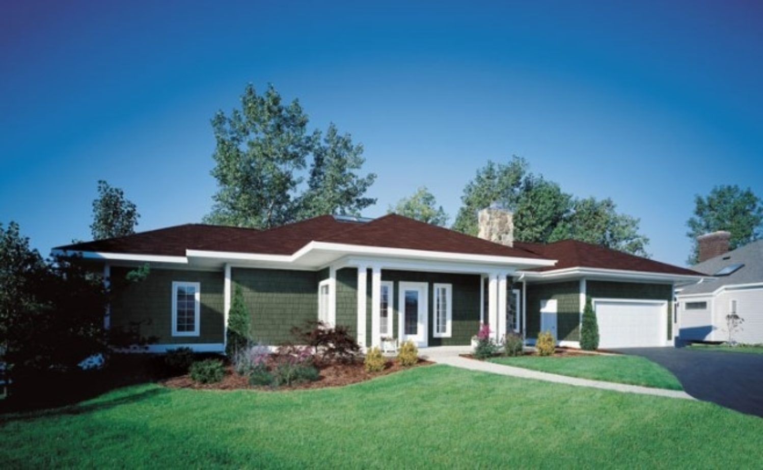 16 Stunning Green Exterior House Colors You'll Love | Allura USA