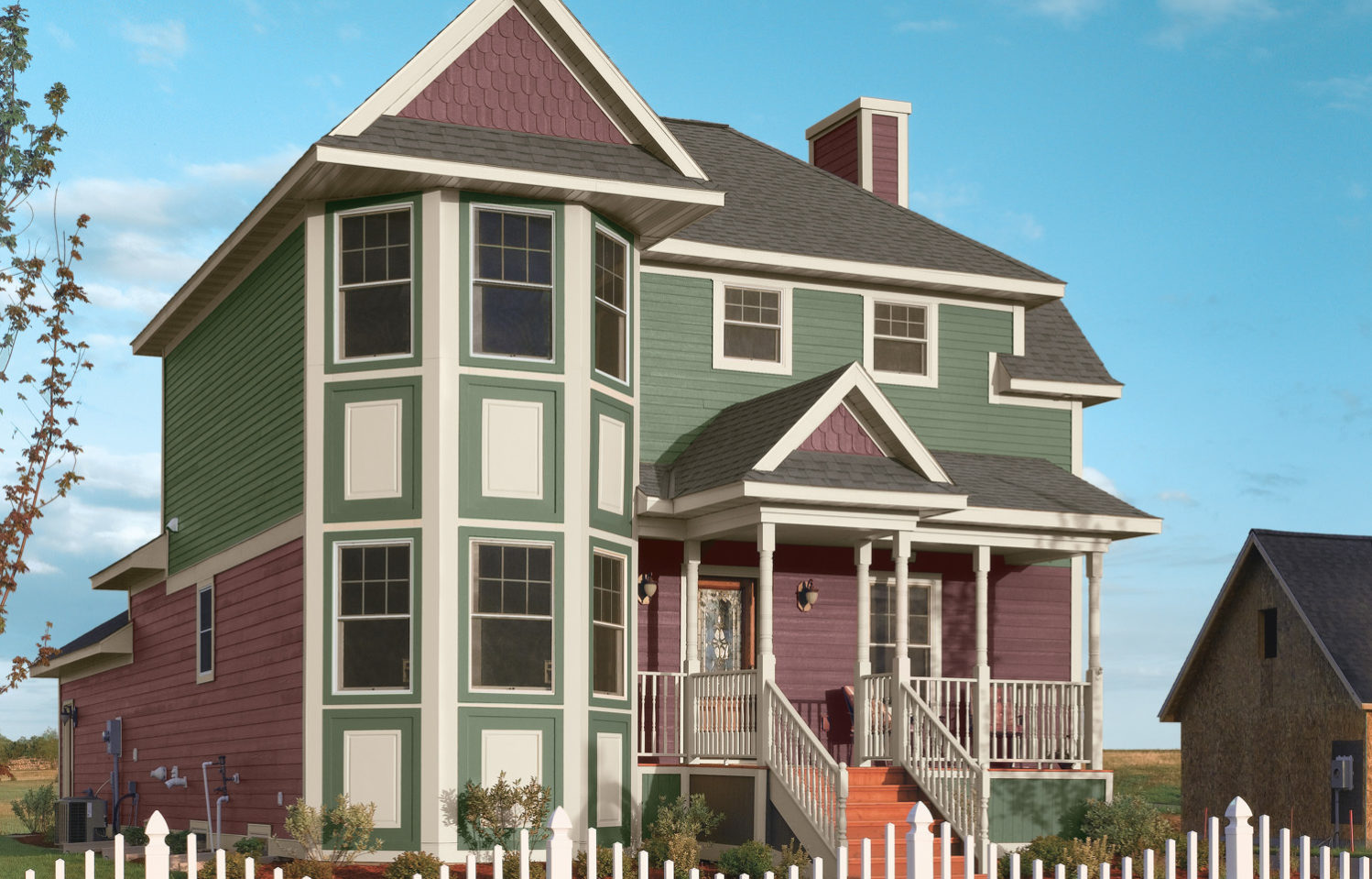 16 Stunning Green Exterior House Colors You'll Love | Allura USA