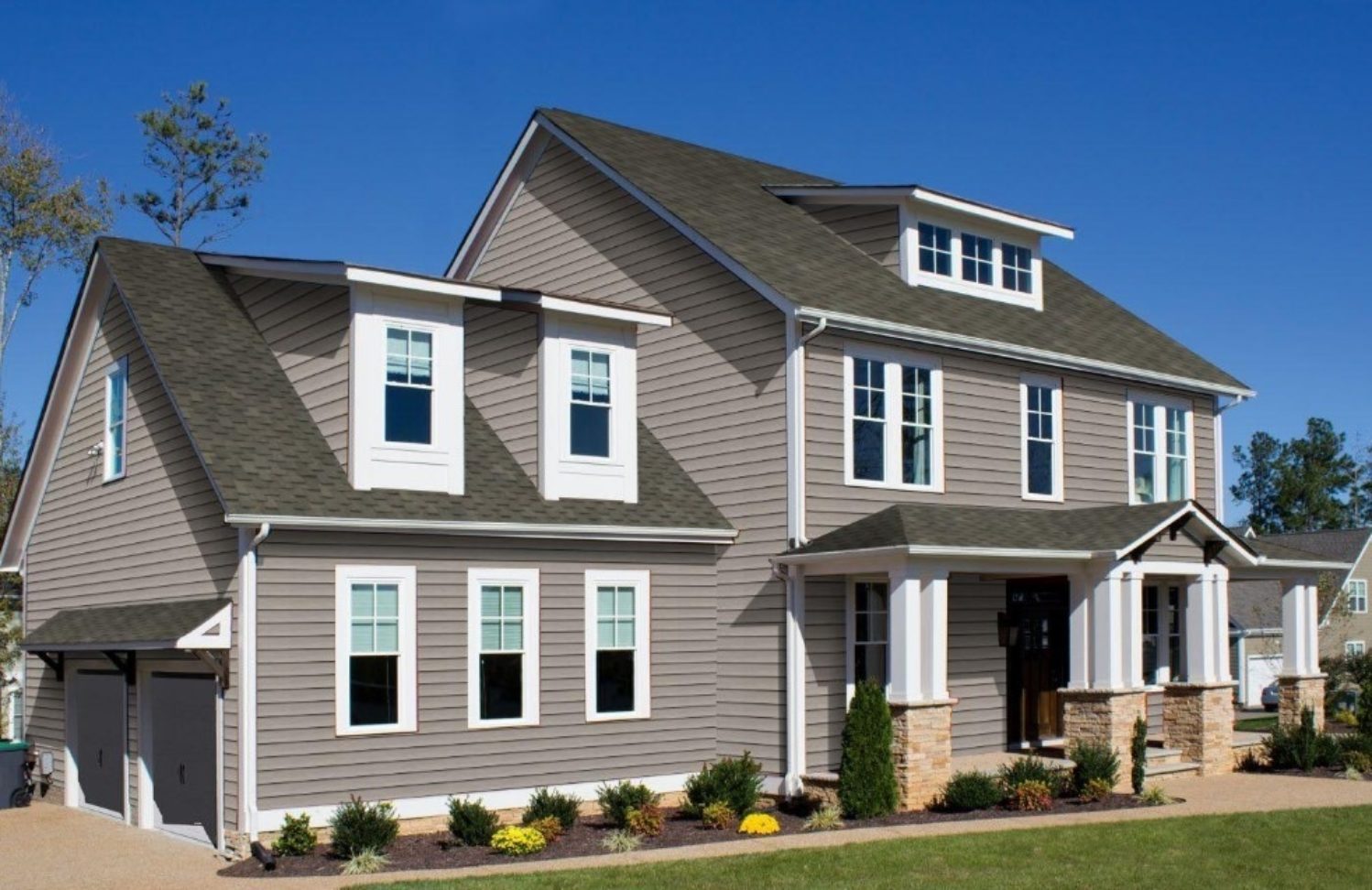 12 Greige Siding Home Designs Ideas To Know | Allura USA