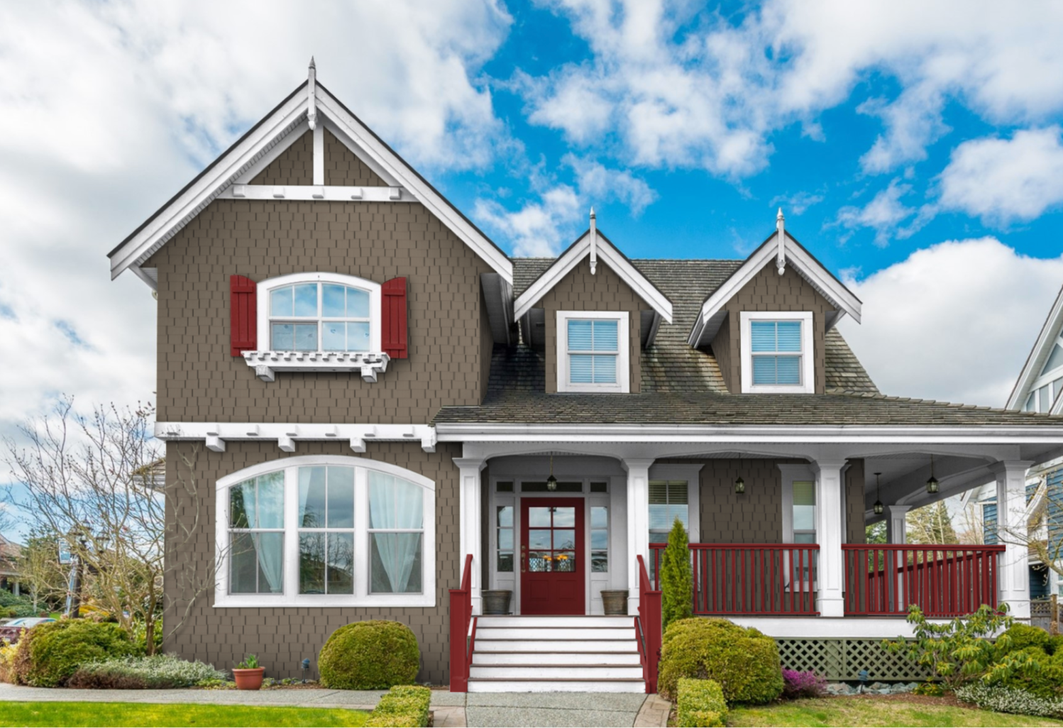 13 Classic Brown House Color Combinations | Allura USA