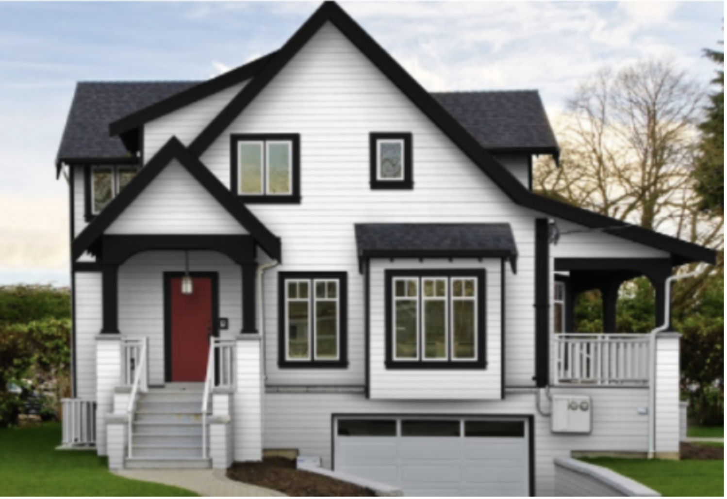 12 Best White Siding House Designs | Allura USA
