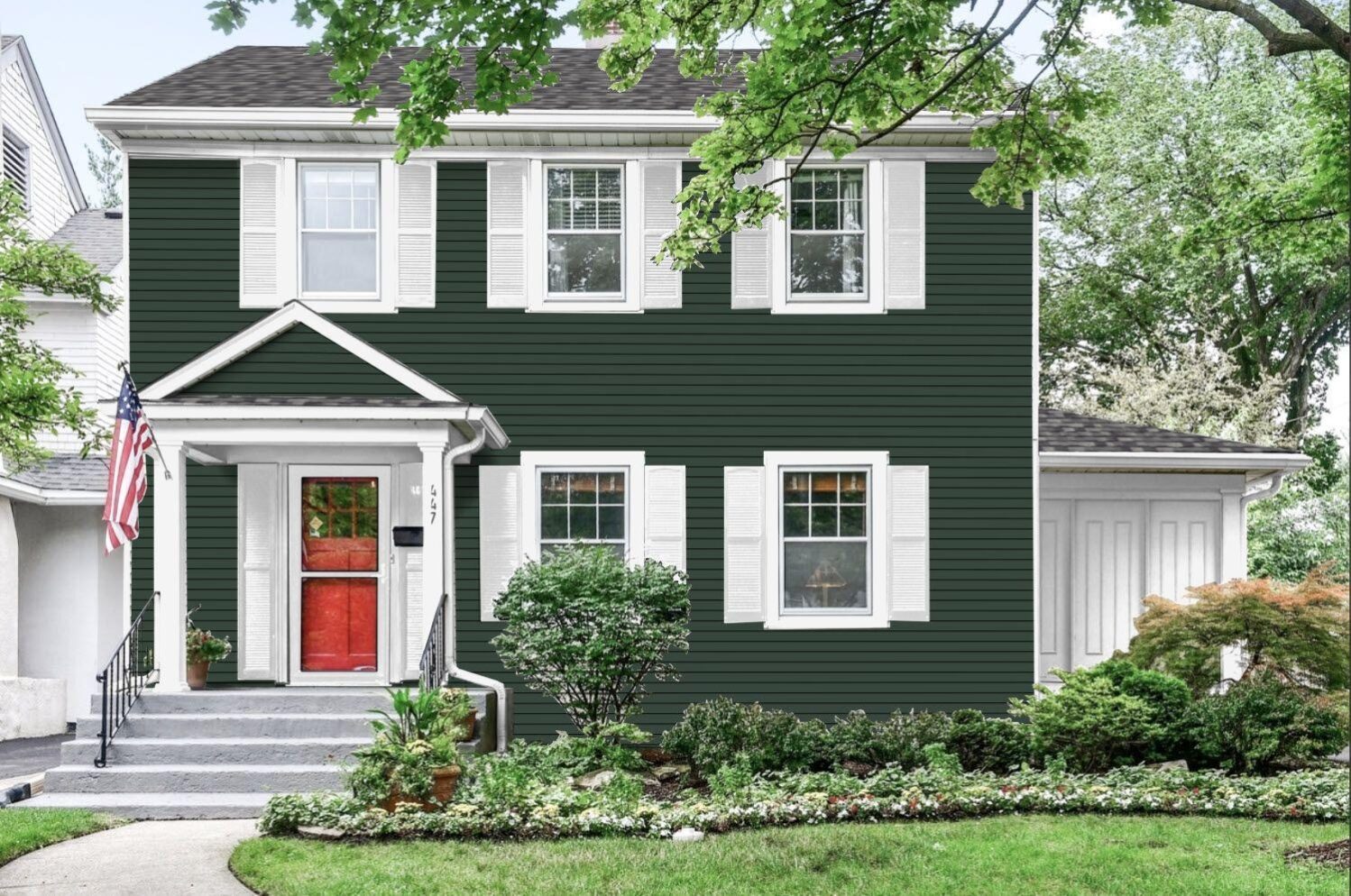 8 Forest Green House Siding Design Ideas | Allura USA