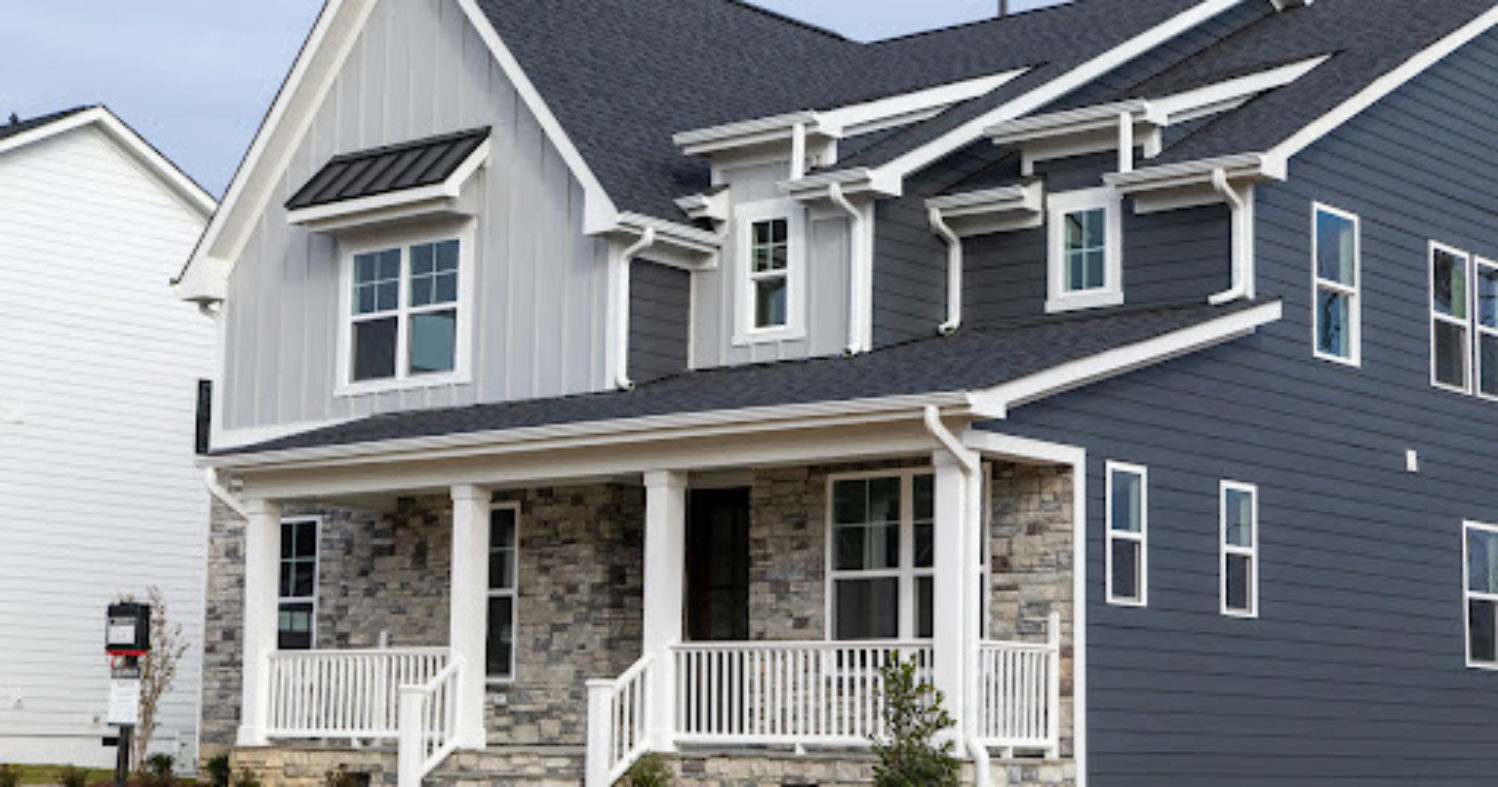 17 Modern Grey House Exterior Color Schemes | Allura USA